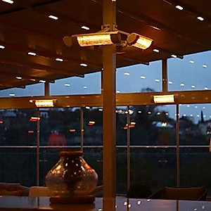 SUNHEAT Outdoor Weatherproof Electric Wall Mounted Patio Heater