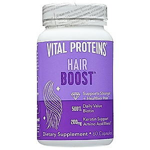 Vital Proteins Hair Boost Capsule, 60 CT