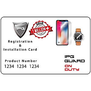 IPG for TAG HEUER Smartwatch Hydrogel Screen Protector (2 Units) Invisible HD Clear Film Anti Scratch Guard-Smooth/Self-Healing/Bubble Free (Connected - 45mm)