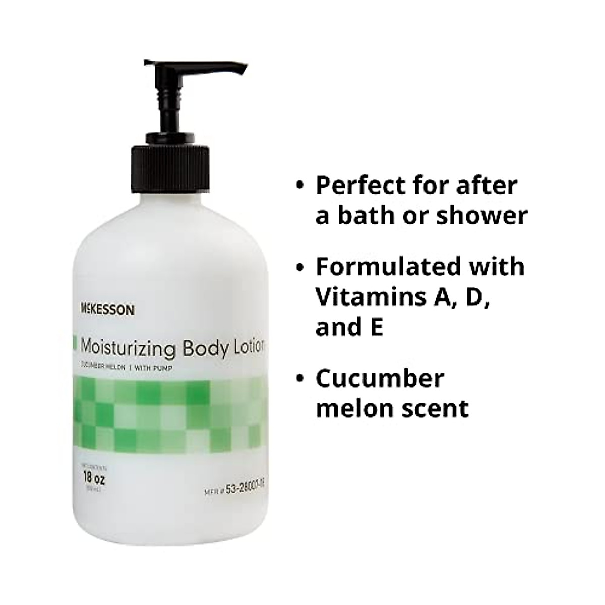 McKesson Moisturizing Hand and Body Lotion - Cucumber Melon Scent - 18 oz, 1 Count