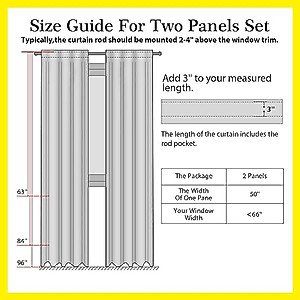 100% Blackout Shield Linen Blackout Curtains 84 Inches Long 2 Panels Set, Blackout Curtains for Bedroom/Living Room, Thermal Insulated Rod Pocket Window Curtains & Drapes, 50W X 84L, Beige