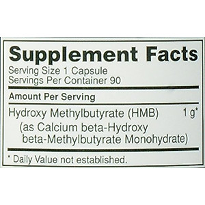 Optimum Nutrition HMB Capsules, 1000 mg, 90 Count