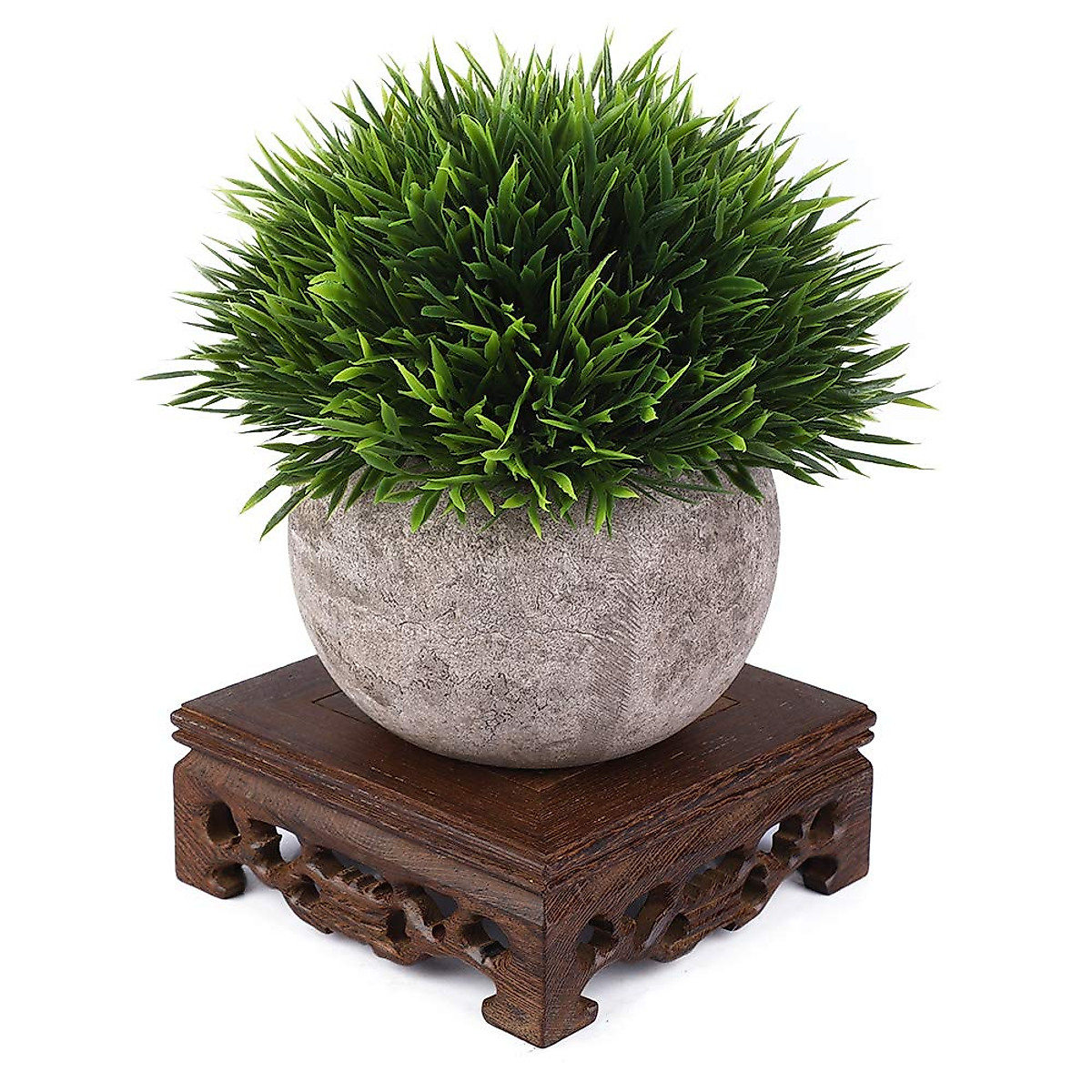 Oriental Furniture Chinese Rosewood Solid Mahagony Wood Display Stand Wooden Base Pedestal With Dragon Design Carved (3/4 inch)(Length 10 width 10 height 3.7)