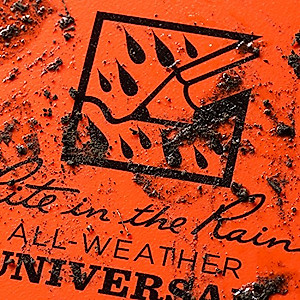 Rite in the Rain Weatherproof Side Spiral Notebook, 4.625" x 7", Orange Cover, Universal Pattern (No. OR73)