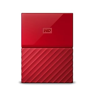WD 2TB Red My Passport Portable External Hard Drive - USB 3.0 - WDBYFT0020BRD-WESN (Renewed)