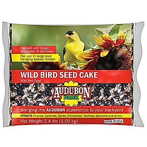 Audubon Park 11930 Wild Bird Food Seed Cake, 2.4 Pounds