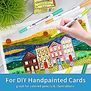 White Cardstock Thick Paper 100 Sheets, Ohuhu 8.5" x 11" Heavyweight 80lb Cover Card Stock for Crafts and DIY Cards Making