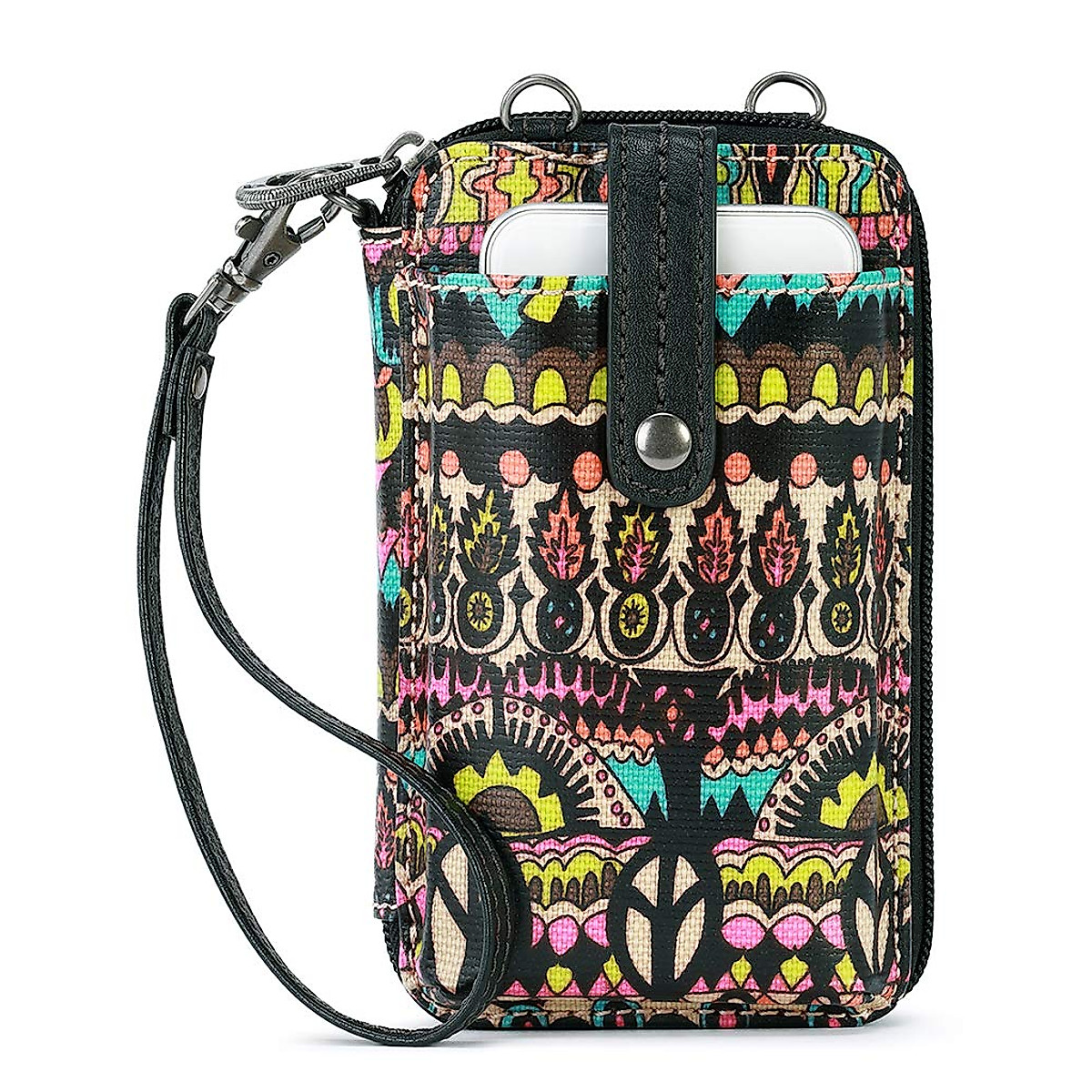 The Sak Women's Artist Circle Wristlet (O/S, Neon One World)