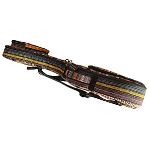 MUSIC FIRST 0.9" (23mm) Padded Country Style 36 inch Soft Guitar Case, Travel Guitar Bag, 36" Guitar Backpack (FIT FOR 36~37 inch, 3/4 Junior Size GUITAR, CHECK PHOTO No.2 AND MEASURE YOUR GUITAR!)