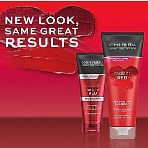 John Frieda Radiant Red Colour Protecting, Shampoo and Conditioner Pack,8.3 oz Each