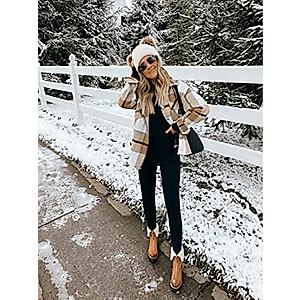 2 Pack Fleece Lined Leggings Women-High Waisted Winter Tummy Control Thermal Warm Yoga Pants for Hiking Workout(Small-Medium, A-2 Pack-Black,Black)