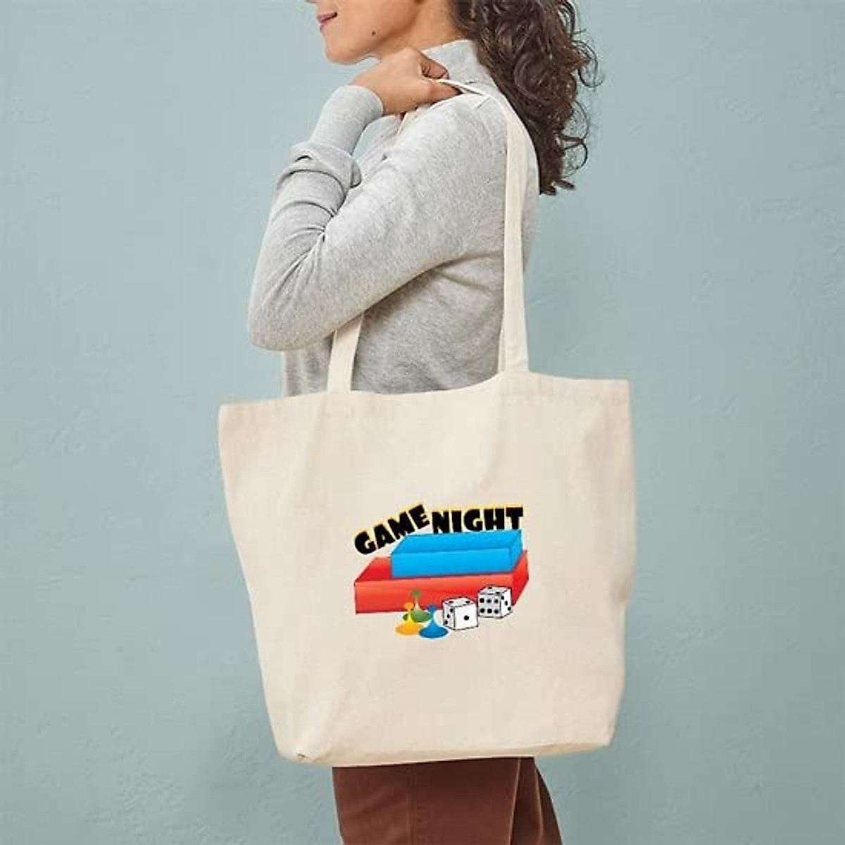 CafePress Game Night Tote Bag Canvas Tote Shopping Bag