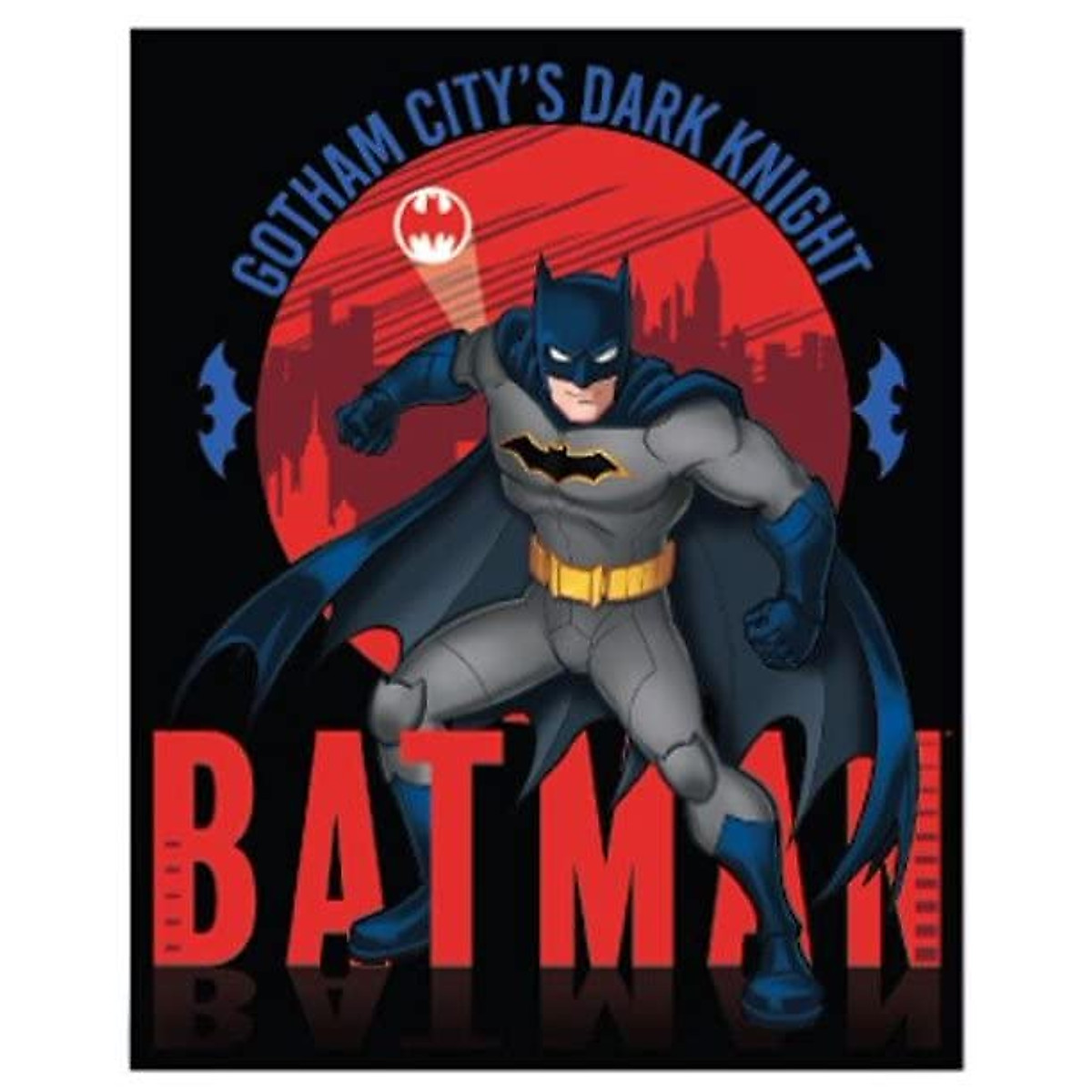 Batman Blanket Throw 40" x 50" Gotham City Dark Knight