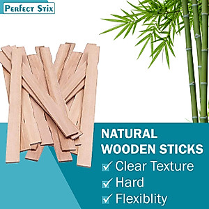 Perfect Stix - PAINT12-100 12" Wooden Paint Paddle Stirrer Sticks Length (Pack of 100)