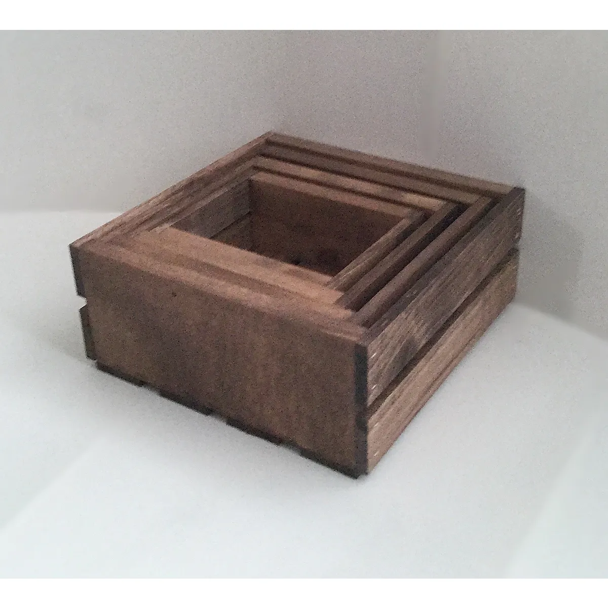 Darla'Studio 66 Set of 4 Nesting Box Wood Crates