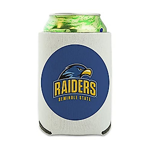 Seminole State College Primary Logo Can Cooler - Drink Sleeve Hugger Collapsible Insulator - Beverage Insulated Holder