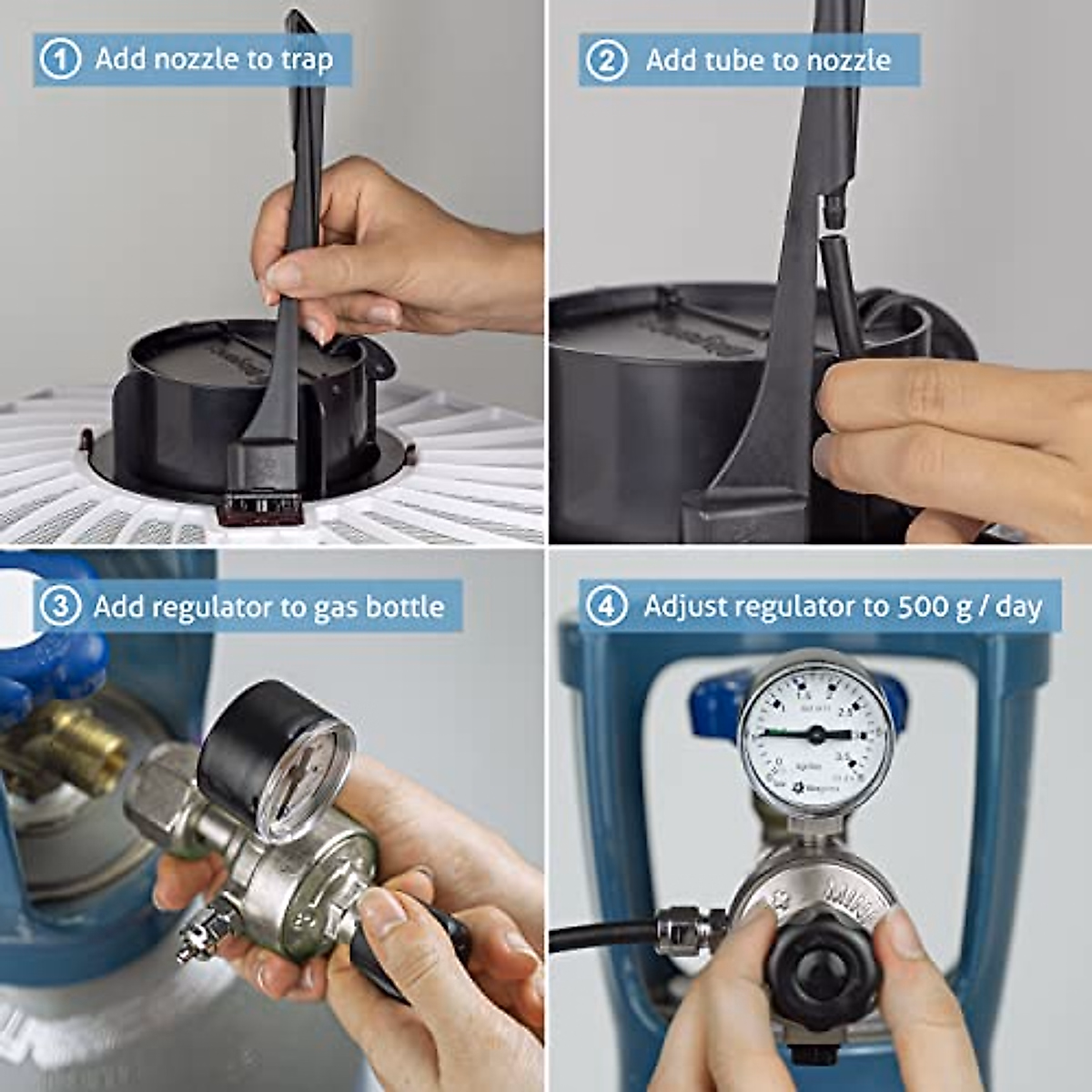 BIOGENTS BG-Booster • CO2 Upgrade for The BG-Mosquitaire Outdoor Mosquito Trap • Upgrade Your BG-Mosquitaire to Target All Biting Mosquitoes