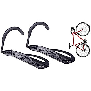 DIRZA Bike Rack Garage Wall Mount Bike Hanger Bike Hooks Bike Storage Bicycle Vertical System for Garage Indoor Shed - Easily Hang/Detach - Holds up to 65 lb with Screws Black