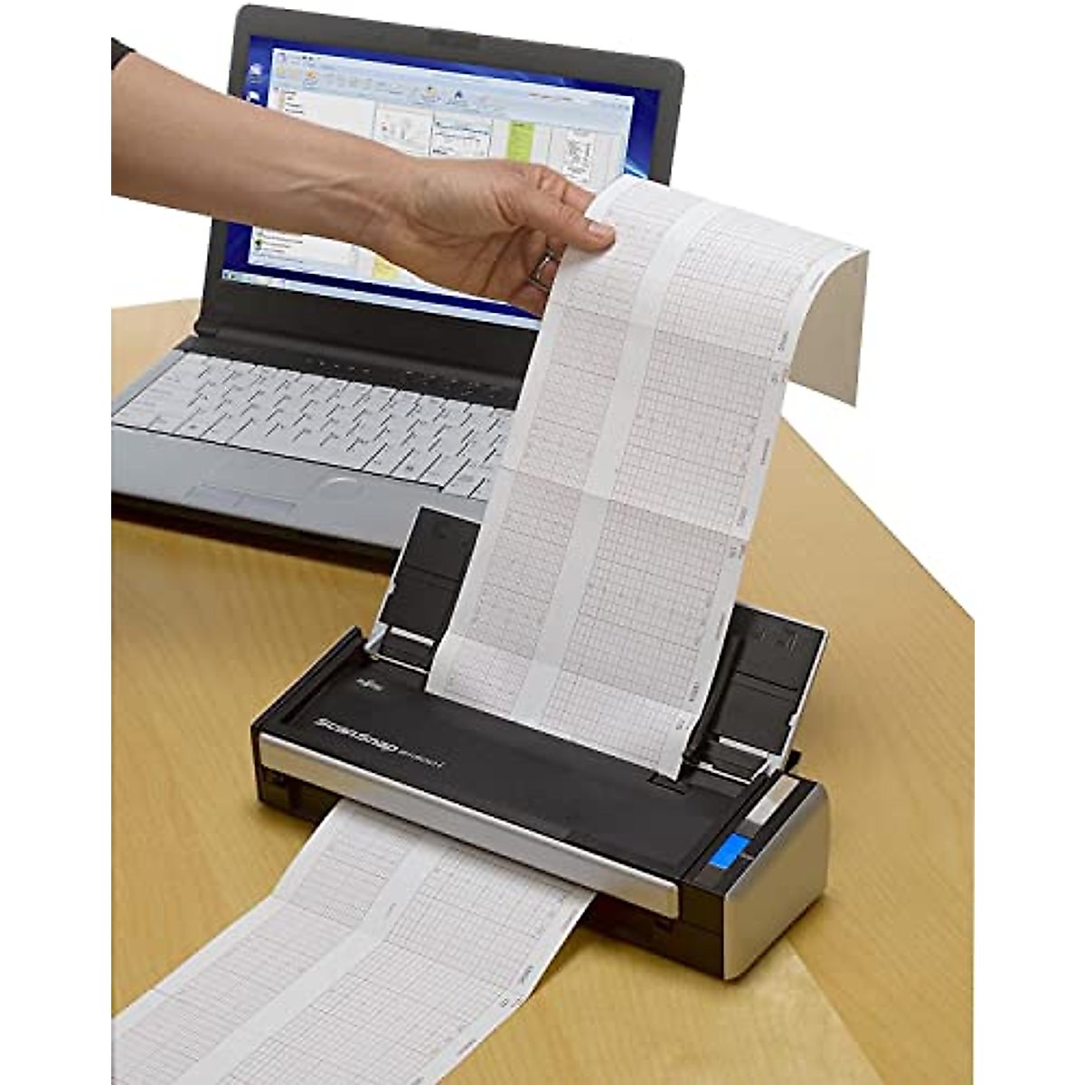Fujitsu ScanSnap S1300i Portable Color Duplex Document Scanner for Mac and PC (Renewed)