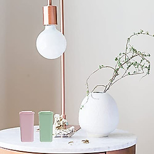 Gatuida Mini Trash Can, 4Pcs Mini Curbside Garbage Trash Bin Pen Holder and Unique Tiny Size Recycle Can Set Pencil Cup Desktop Organizer