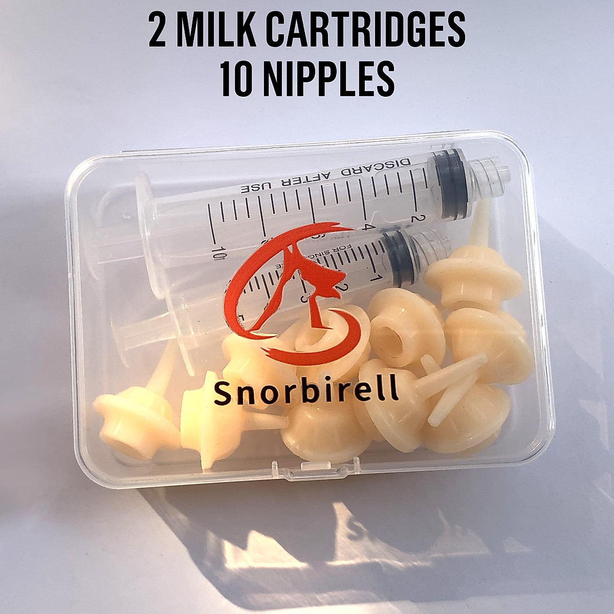 CZTNNZK Silicone Material Kitten Nipples for Nursing, Reusable Kitten Syringe for Feeding,Silicone Pacifier Suitable for Kittens, Puppies and Wild Animals. (Small)