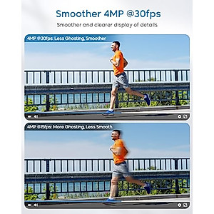 4MP PoE IP Turret Camera Outdoor with Mic, Smart Perimeter Protection, Human/Vehicle Detection, 4MP@30fps, 98ft EXIR Night Vision, 120dB WDR, IP67, Full Metal, 2.8mm Lens, Hik-Connect/iVMS-4200