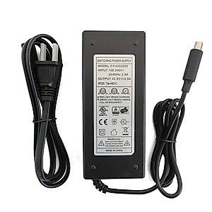 Abakoo 42V 2A UL Power Charger Adapter for Xiaomi M365, Spin, Skip, ES1 ES2 ES4, Bird, Lime, Lime-S