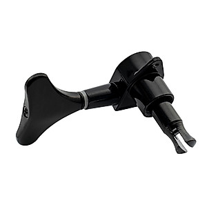 Musiclily 3+3 Sealed Bass Tuning Pegs Keys Machine Head Tuners for Precision Bass or Jazz Bass, Black