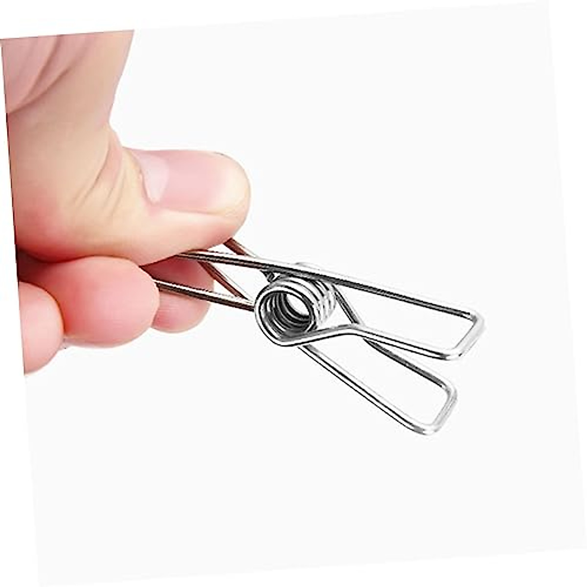 OHPHCALL 20pcs Large Metal Book Clasp Chip Clips Storage Binder Clips for Food Packaging Reusable Snack Bag Clips Sealing Clips for Food Packages Multi-Functional Kitchen Supplies