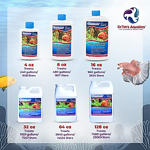 DrTim's Aquatics First Defense for Freshwater Aquariums – Stress Relief & Immune System Support with Vitamins Immunostimulants Fish Tanks 4oz.