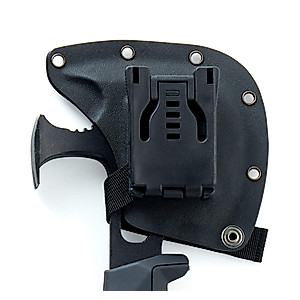 Off Grid Tools Survival Axe Black Kydex Sheath – Durable Construction, Included Belt Clip, Survival Protective Utility Tool Case Cover for Sharp Blades & Edges
