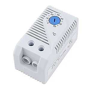 uxcell Mechanical Thermostat, KTS011 0-60°C Adjustable Compact Normally Open(N.O) Temperature Controller Switch