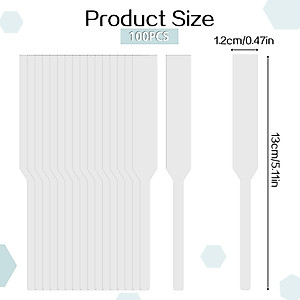 100 Pcs Perfume Test Strips Disposable White Perfume Paper Test Strips for Fragrances Scents Essential Oils Aromatherapy Testing