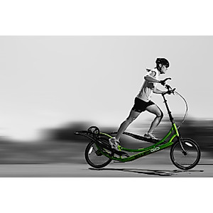 ElliptiGO 3C Long Stride Outdoor Elliptical Bike and Best Hybrid Indoor Exercise Trainer, Black