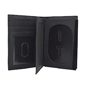 MARSHAL Genuine Cowhide Leather Badge RFID Wallet for Firefighters, Police etc.