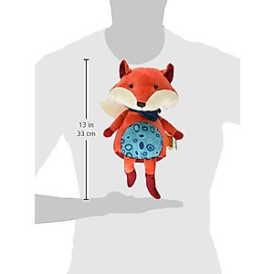 B. toys- Happy Yappies – Pipsqueak the Fox – Talking Teddy Toy Repeats What You Say - Stuffed Fox Plush Toy – Sensory Toys for babies 10 months +