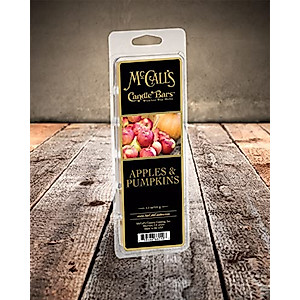 McCall's Candle Bars | Apples & Pumpkins | Highly Scented & Long Lasting | Premium Wax & Fragrance | Made in The USA | 5.5 oz