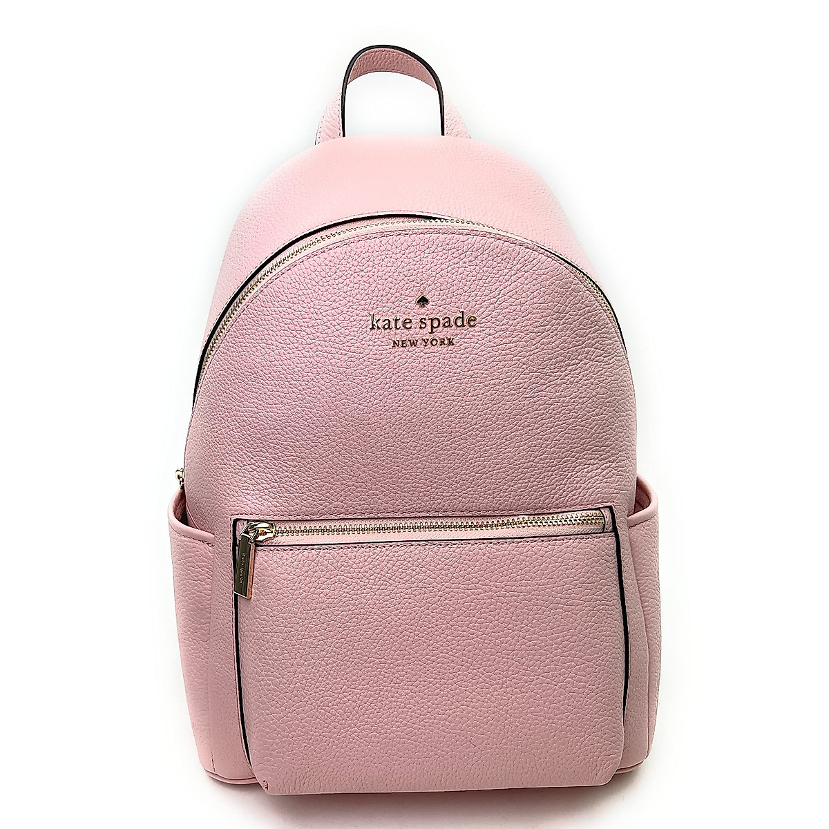 Kate Spade New York Liela Pebbled Leather Medium Dome Backpack (Rose Smoke)