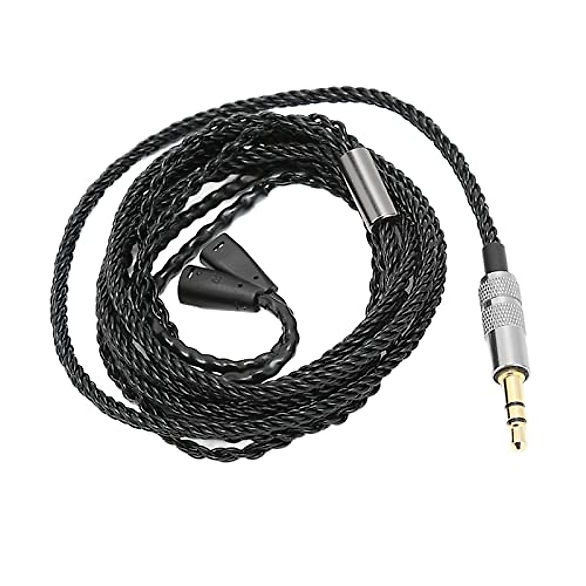 3.5mm Headphone Audio Cable, 120mm Length 3.5mm Jack Replacement Headphone Audio Cable suitable for IE8 IE80 IE8i Earphones