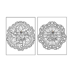 125 Mandalas: An Adult Coloring Book Featuring 125 of the World’s Most Beautiful Mandalas for Stress Relief and Relaxation (Mandala Coloring Books)