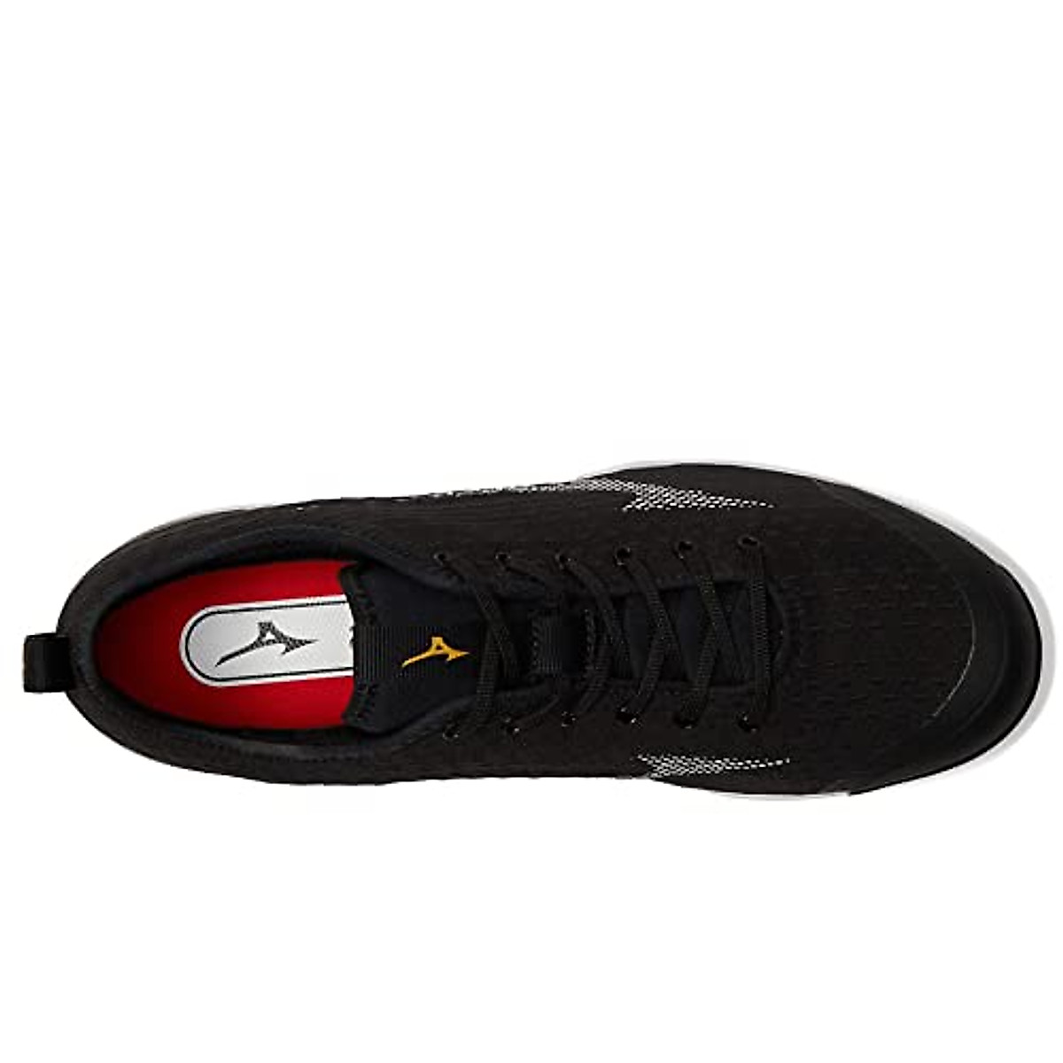 Mizuno Men's Dominant 4 TPU Baseball Shoe, Black-White, 9