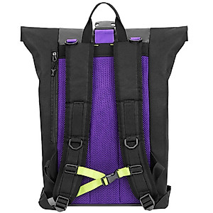 FIREFIRST Evangelion Backpack for Men & Women Water Resistant Roll Top College School Casual Daypack