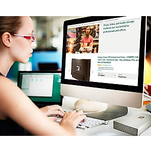 Fantom Drives 14TB 7200RPM External Hard Drive - USB 3.0/3.1 Gen 1 Silver Aluminum - GFORCE 3 Pro Series - Mac, Windows, and Xbox (Renewed)