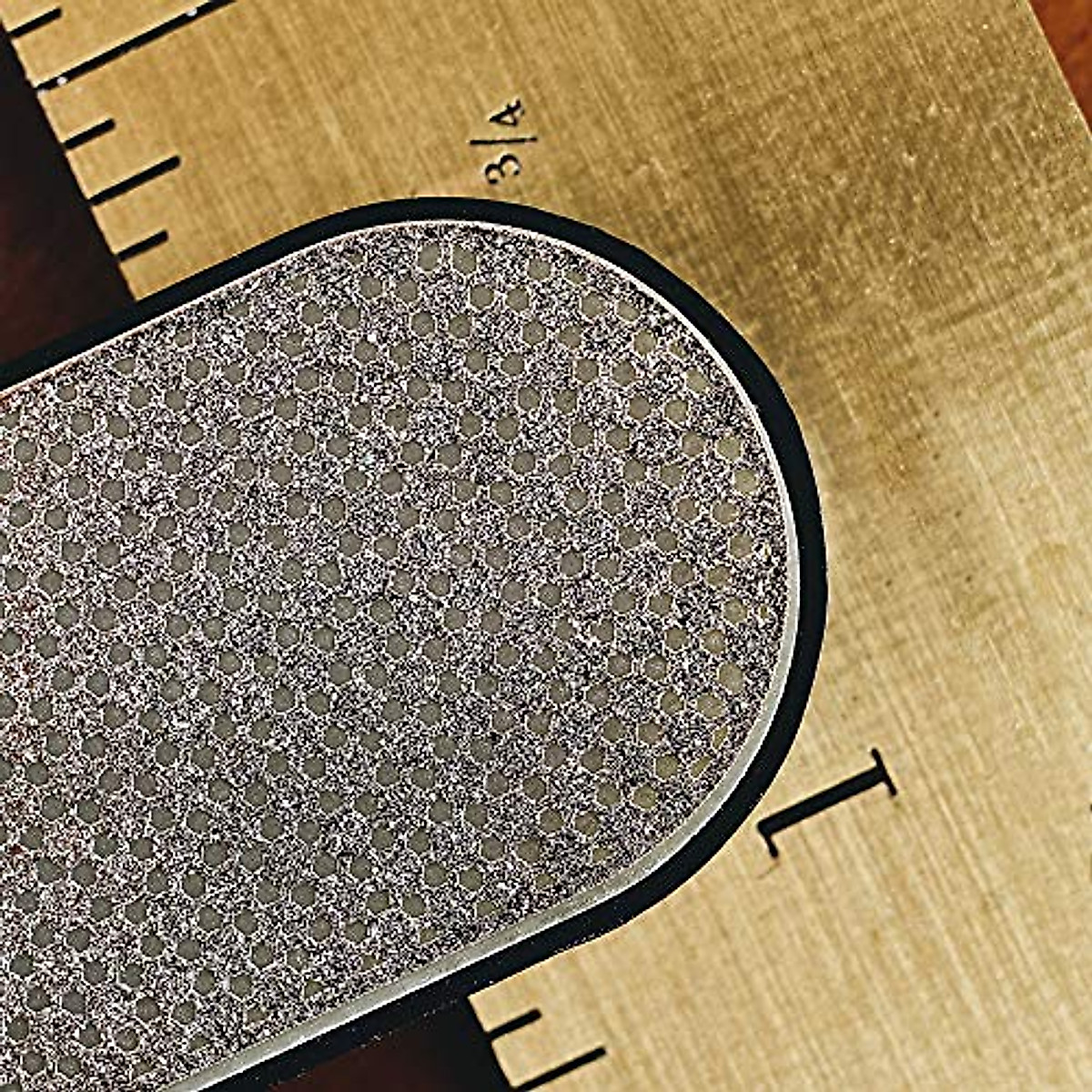 Caswell-Massey Diamond Nail File, Professional Washable Nail Buffer Crafted From Polished Steel, Durable & Long-Lasting, Pre-Polish Care, 7 In