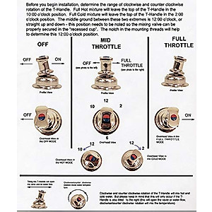 Scandvik 10617P Compact T-Handle Ceramic Mixer, Deck Mount, Polished Finish, Marine Grade