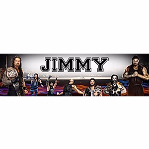 Roman Reigns - 8.5"x30" Personalized Name Poster, Customize Name Sign, Birthday Party Banner