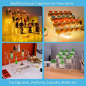 4 Tier Shelf Cake Pop Stand (Yellow) +5 Tier Premium Cupcake Holder – Acrylic Cupcake Tower Display – Cady Bar Party Décor – Acrylic Display for Pastry Weddings, Birthday (Colorful)