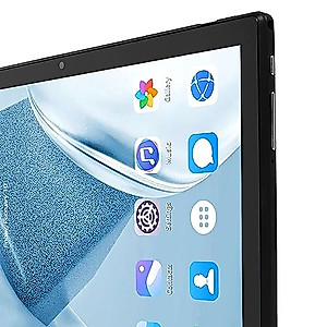 Haofy 10.1 Inch 2-in-1 Tablet, Portable Tablet with Stereo Dual Speaker 8GB RAM 256GB ROM 100‑240V, with Keyboard to Work (US Plug)