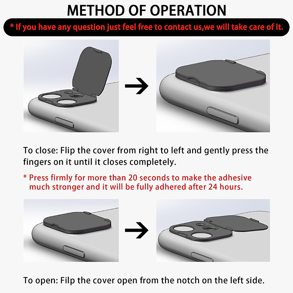 EYSOFT Phone Camera Lens Cover Compatible for iPhone 13/iPhone 13 Mini,Camera Lens Protector to Protect Privacy and Security,Strong Adhesive
