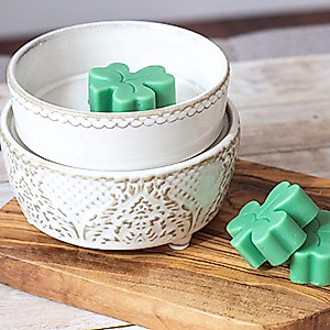 St. Patrick's Day Wax Melts Lucky Charms Sandalwood + Coconut | Strong Scented Shamrock Tarts Pack of 6 | St. Patty Clovers - 3 oz.